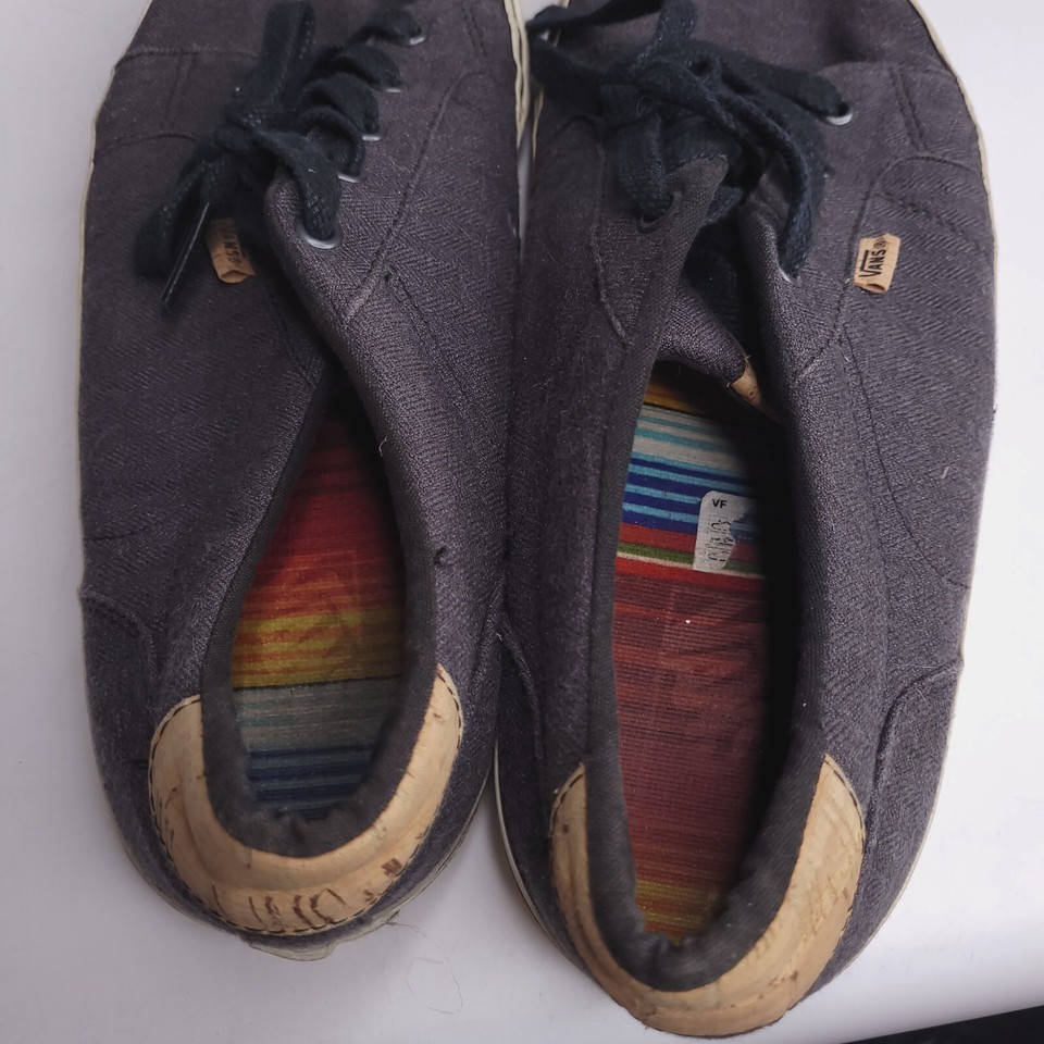 Vans Shoes Mens 11.5 Gray Low top Classic Skate Bamboo | eBay