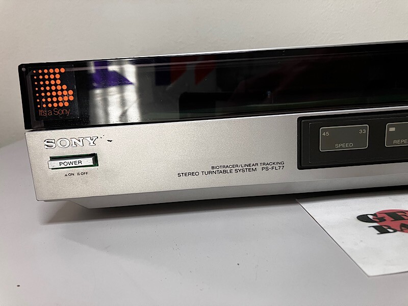SONY PS-FL77 Stereo Turntable Record Player Vintage Working | eBay
