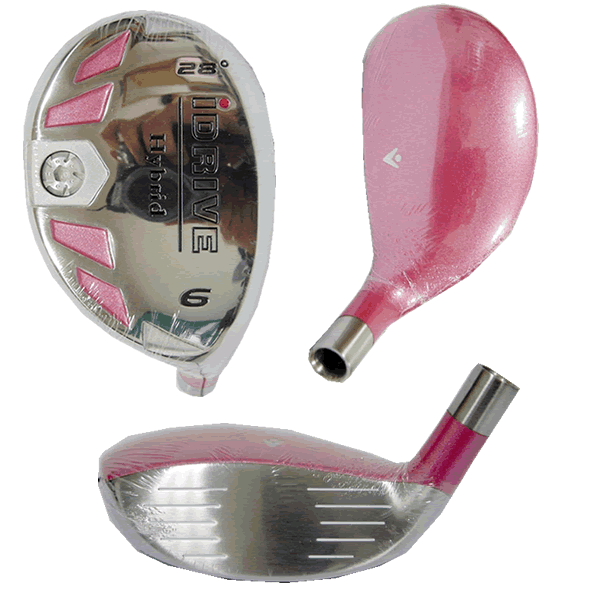PINK iDRIVE TAYLOR FIT MADE E-Z LAUNCH ROCKET +25YD BALLZ HYBRIDS r11 ...