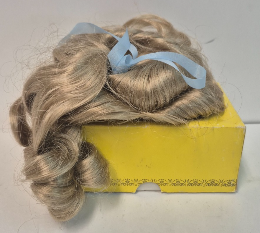 MONIQUE COLLECTION DOLL WIG RENEE 12"-13" BLONDE W/ BLUE RIBBON NIB | eBay