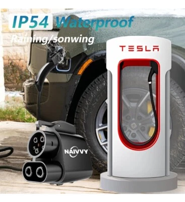 NAIVVY NACS to CCS Adapter EV Charging Tesla V1/V2/V3/V4 DC