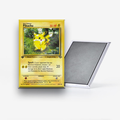 Pikachu Pokemon Card Refrigerator Magnet 2x3 | eBay