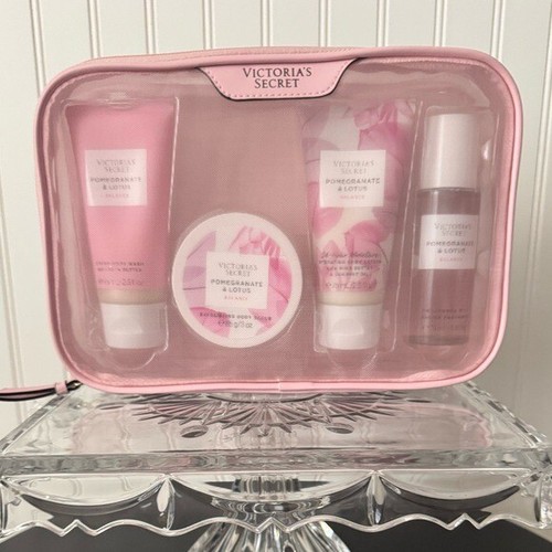 Victoria's Secret NATURALBEAUTY Balance Pomegranate &Lotus 4PC Starter ...