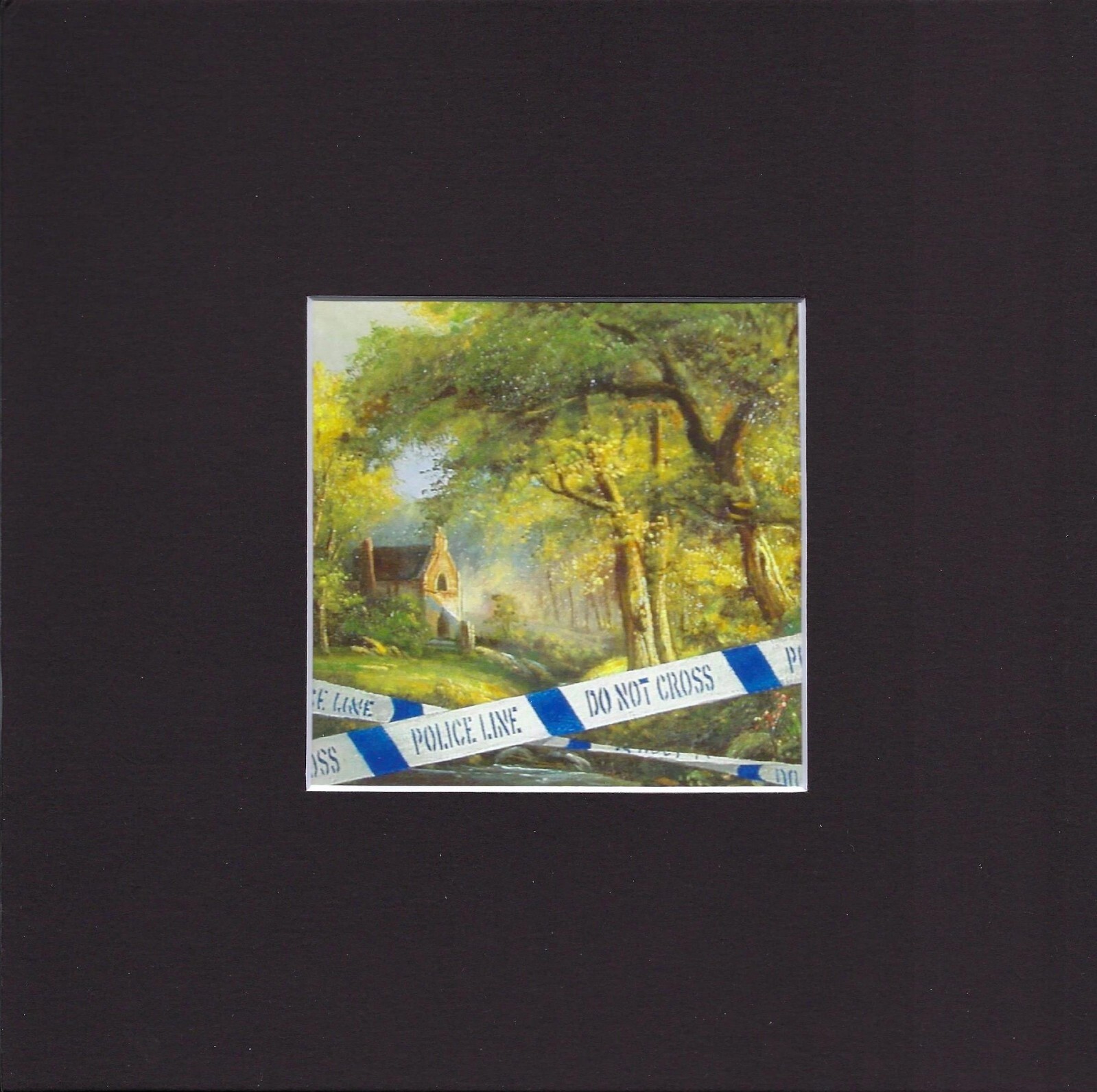 8X8" Matted Print Picture Graffiti Street Art Banksy: Police Line, tape ...