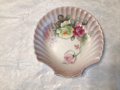 Vintage UCAGCO Japan Shell Shaped Plate Candy Nut Dish Hand Painted | eBay