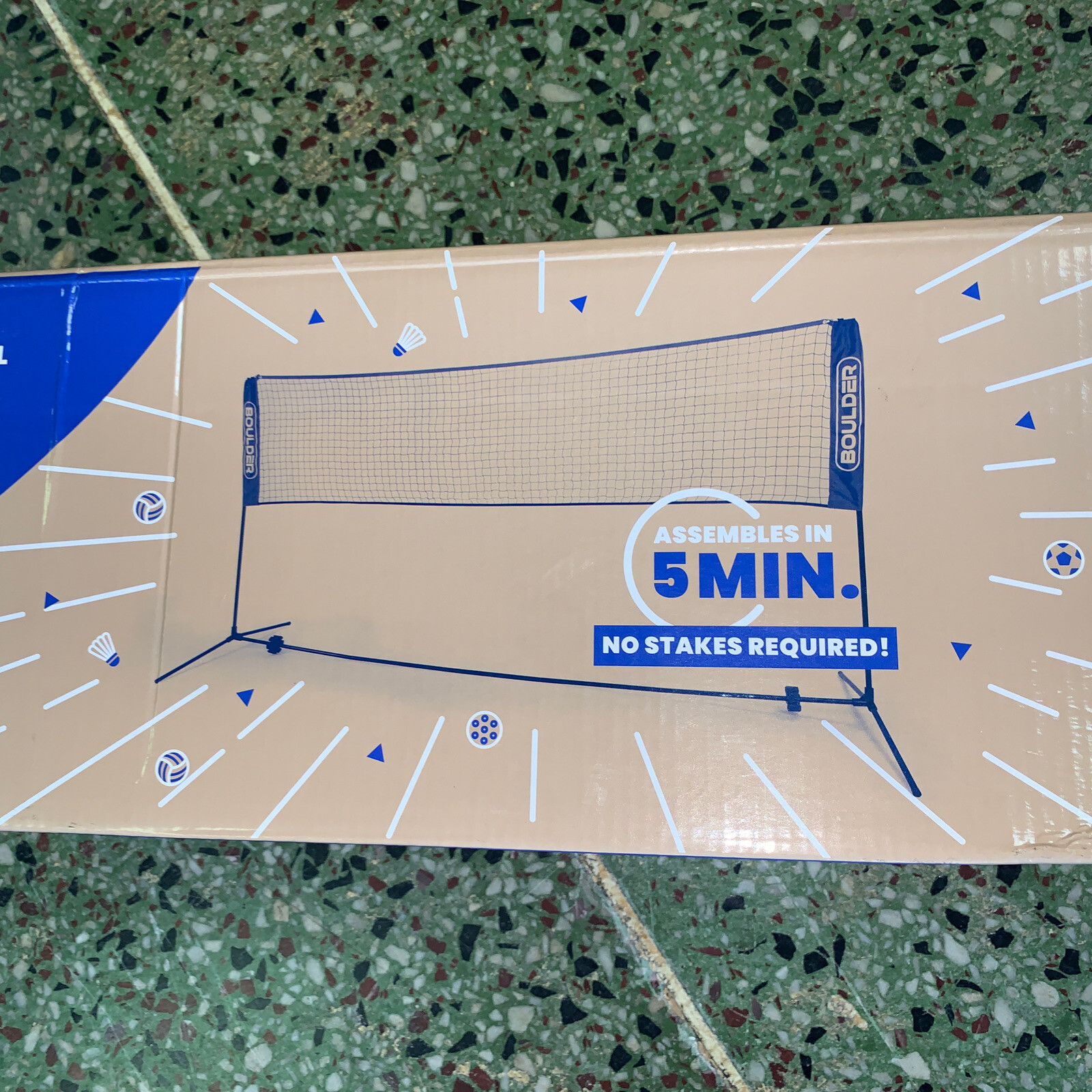 Boulder Insta Net Portable Sports pickleball volleyball badminton 17 ...