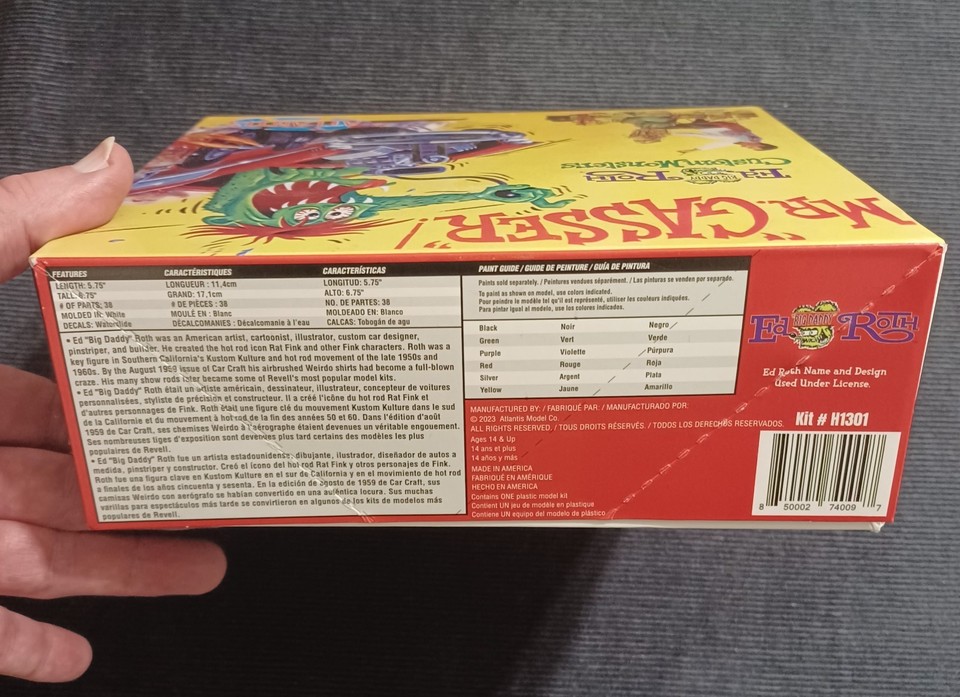 New ED ROTH Mr. Gasser Model #H1301 By Atlantis "Big Daddy" Custom ...