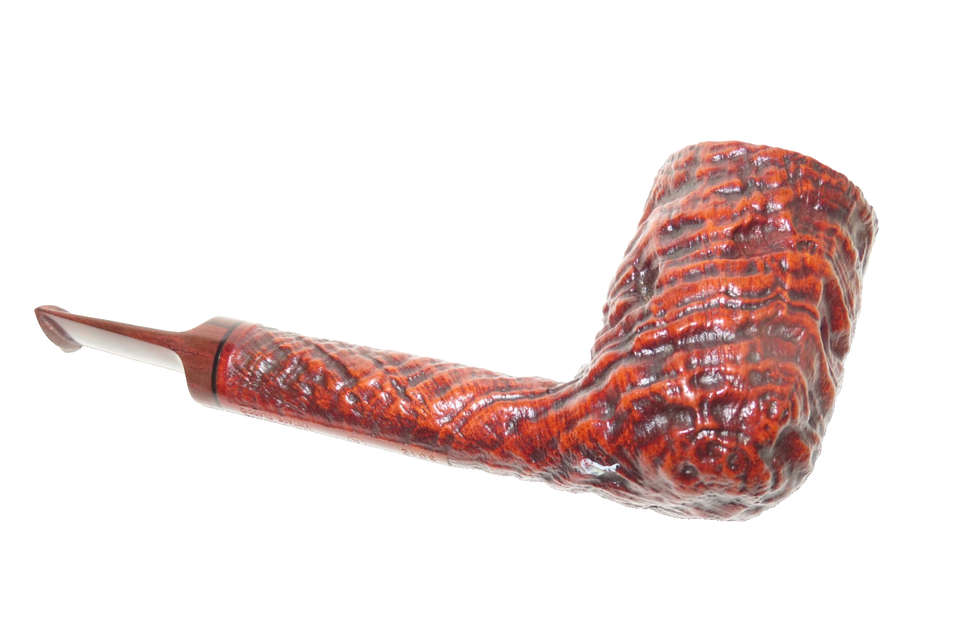 MICHAEL BUTERA VINTAGE CLASSIC LOVAT SHAPED PIPE W/ TERRIFIC SANDBLAST ...