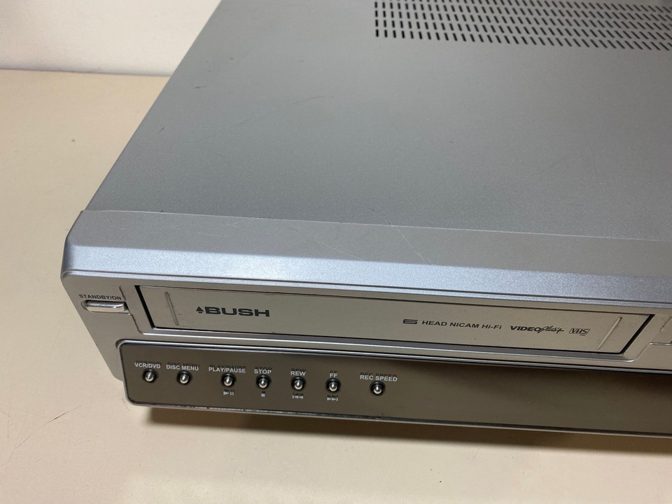 Bush - DVRHS02 - 6 HEAD DVD VHS Player Recorder Combi *TRANSFER VHS TO ...
