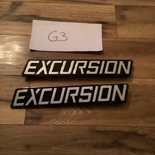 2000-2005 Ford Excursion LH Side Rear Tailgate Emblems P/N YC35 840683 ...