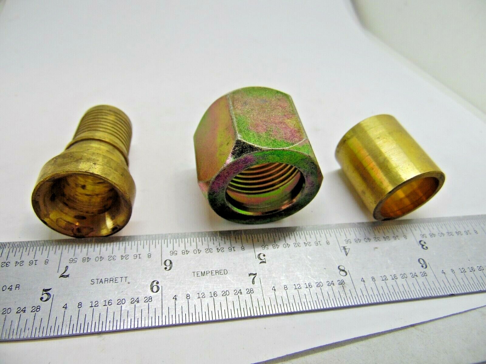 Y50012-17-93 TITEFLEX TEFLON QUICK SWAGE HOSE FITTING 3/4 1-1/16-12 FEM ...