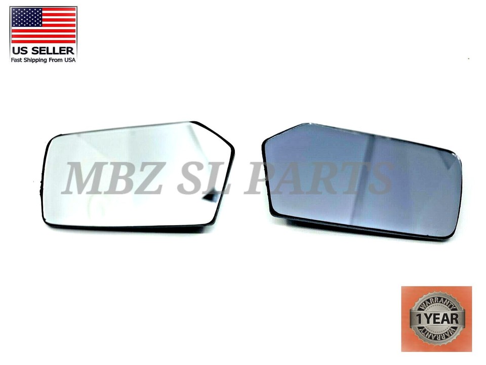 W107 W114 W115-116-123 Pair of side Exterior Mirror Glass Left & Right ...