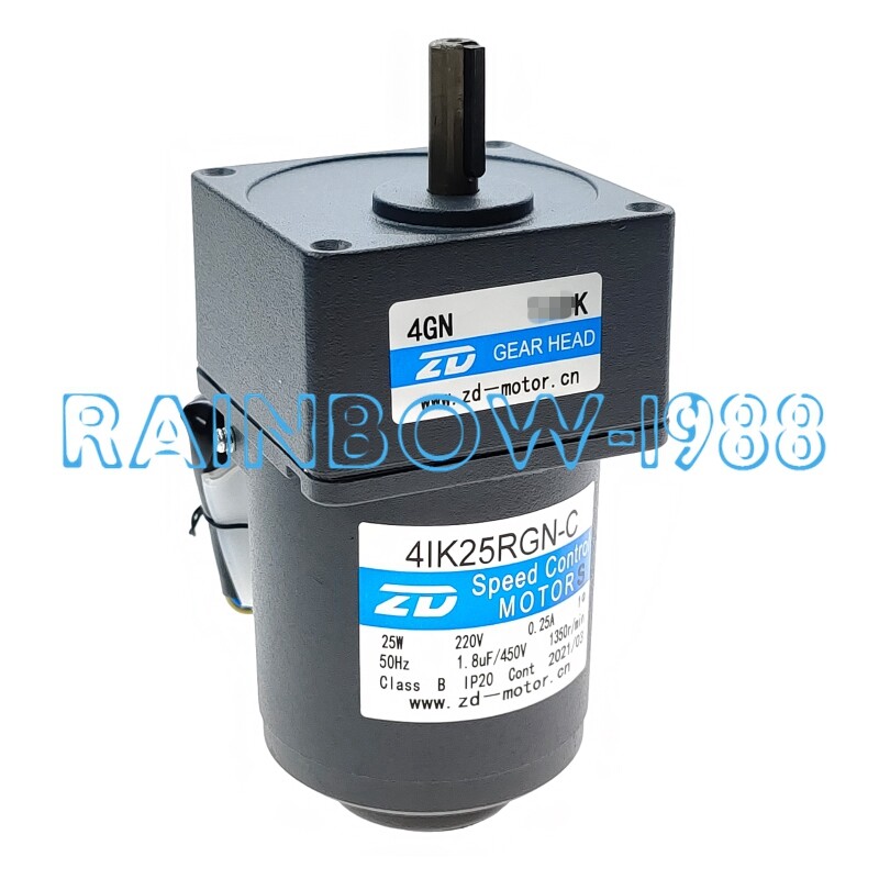 FOR ZD 4IK25RGN-C gear speed regulation motor 220V 4GN 200K gearbox | eBay
