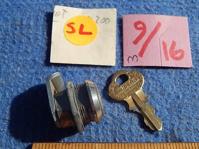 1950s Arcade Game Lock & Key ~ 9/16 inch - Chicago Lock with key 2108 ...
