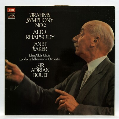 ASD 2746 SIR ADRIAN BOULT - BRAHMS symphony no.2 EMI HMV LP NM | eBay