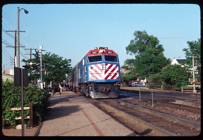 Original Rail Slide - Metra RTA 185+ LaGrange IL 7-1992 | eBay