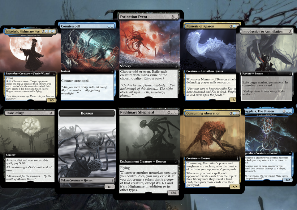 Bloodborne Commander Deck, MTG EDH, Bracket 3 Custom Full Art | eBay