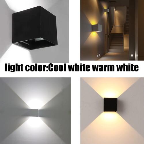 Exterior Cool warm LED Wall Light Lamp Indoor Modern 12W Waterproof ...