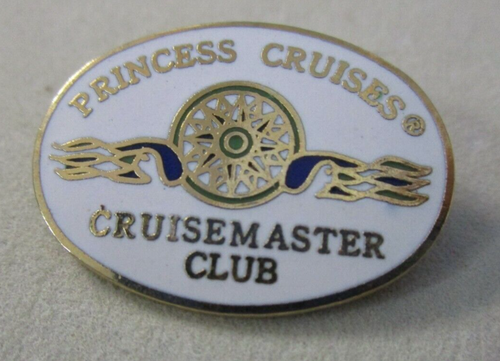 PRINCESS CRUISES Cruisemaster Club Ocean Liner Ship Enamel Lapel Pin ...