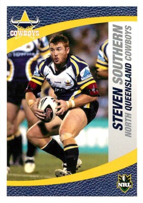 2008 NORTH QUEENSLAND COWBOYS NRL Card STEVE SOUTHERN Telegraph ...