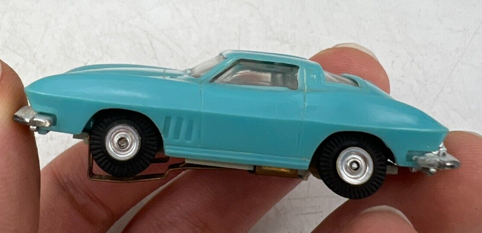 Eldon Japan Ho Slot Car 3466 Baby Blue / Turquoise C2 Chevy Corvette ...