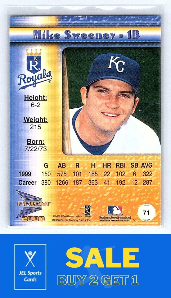 2000 Pacific Prism #71 Mike Sweeney | eBay