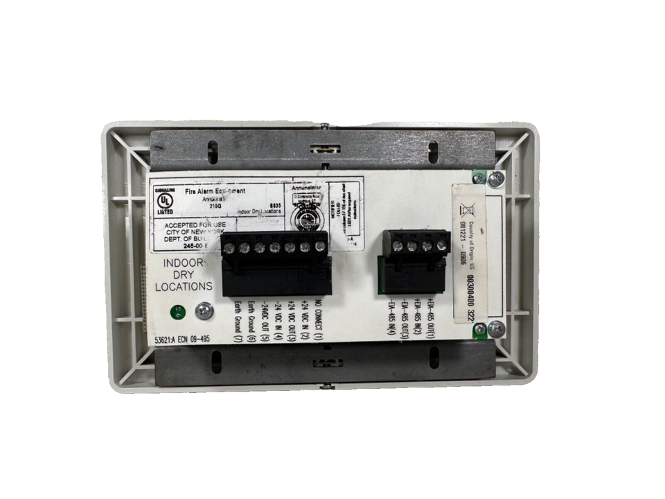 NOTIFIER FDU-80 Fire Alarm Control Panel Annunciator | eBay