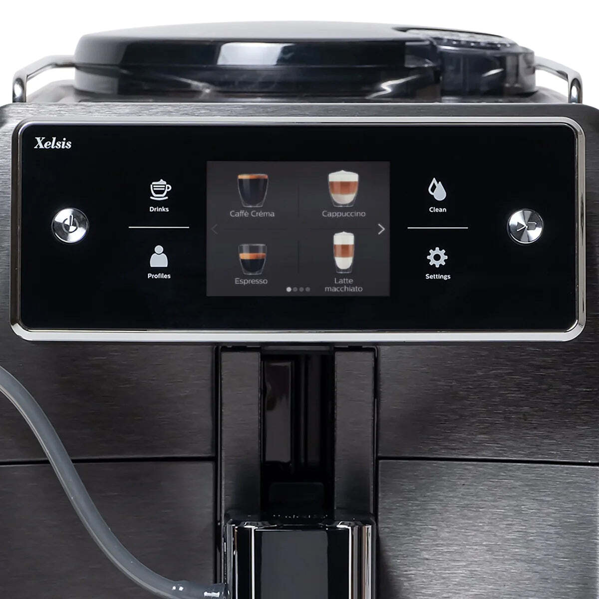 Saeco Xelsis SM7684/04 Automatic Espresso Machine - Titanium Saeco Xelsis SM7684/04 Automatic Espresso Machine - Titanium