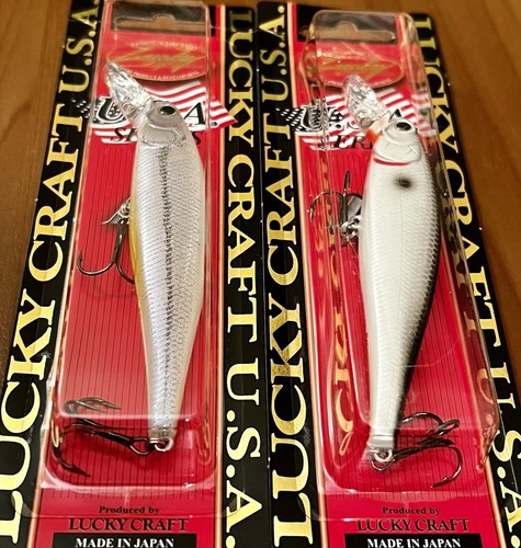2 Lucky Craft Pointer 100 SP Minnow Jerkbait Lures LIVE FRENCH PEARL/OR TENN SD | eBay