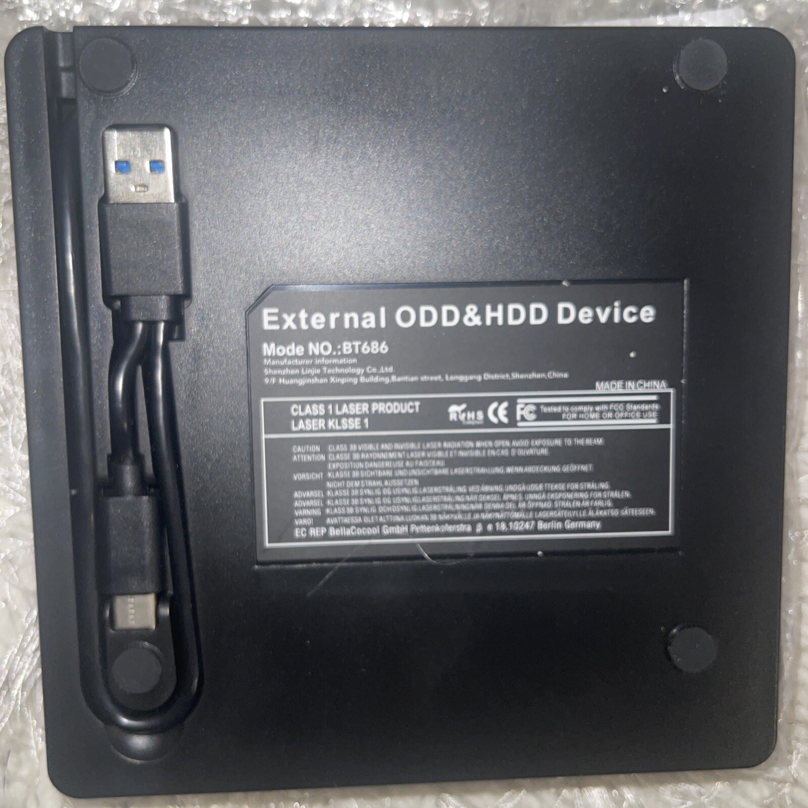 AMICOOL POP-UP Portable MOBILE EXTERNAL ODD & HDD Device TYPE-C ...