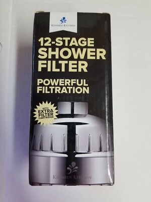 Kennedy Kitchen 12-stage shower filter with extra filter cartridge | eBay
