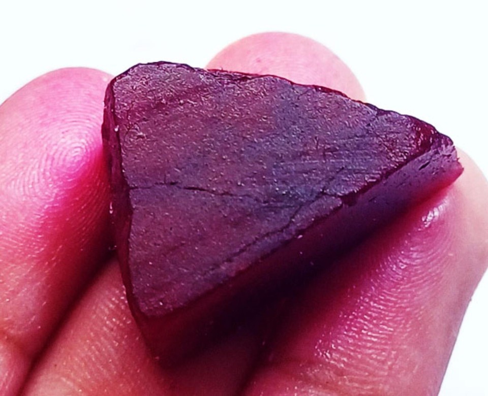 Certified Natural Red Beryl (Bixbite) Rough Loose Gemstone 56.50 Ct ...
