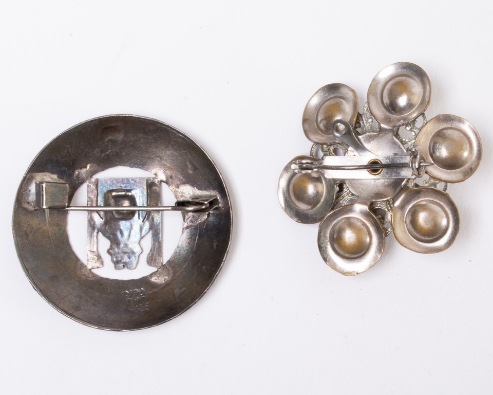 Lot of 7 Vintage Pins South America Peru Alpacas Sterling Silverplate ...