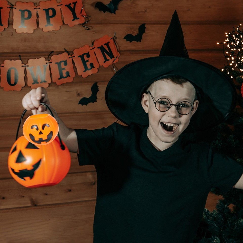 6Pcs Candy Cookies Chocolate Goodies Pumpkin Bucket Halloween Party ...