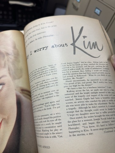 9/1957 Issue PHOTOPLAY Tommy Sands, Vera Miles, Deborah Kerr, Kim Novak ...