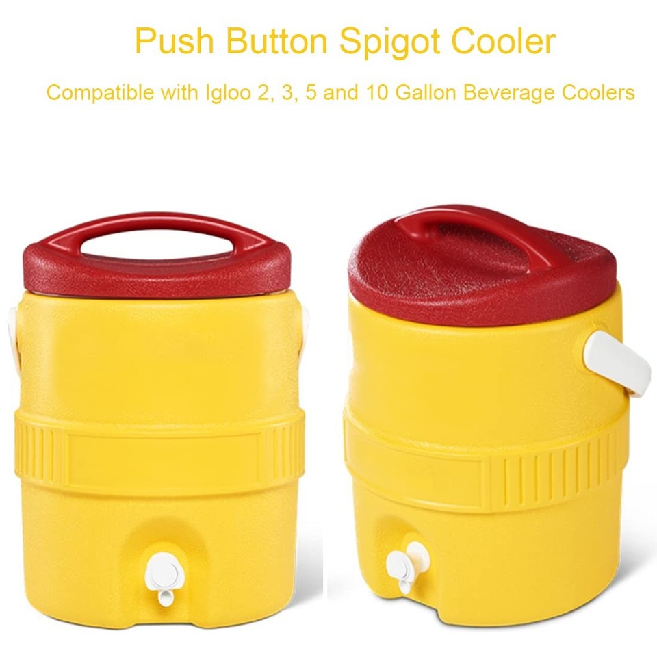 10 Sets Push Button Spigot Cooler Spigot Reusable Bottle Spigot Water ...