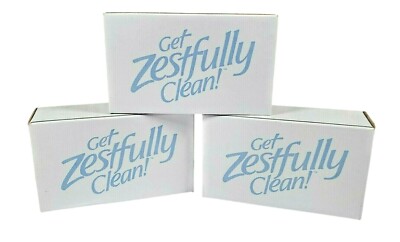Zest Zestfully Clean Soap Bar Sealed Deadstock Brand Three Lot Vintage ...