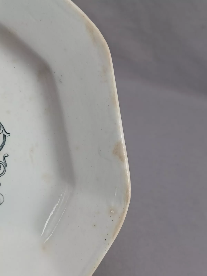 J & T Edwards Boston Mails Gentlemen's Cabin Transferware 9 7/8 Inch ...