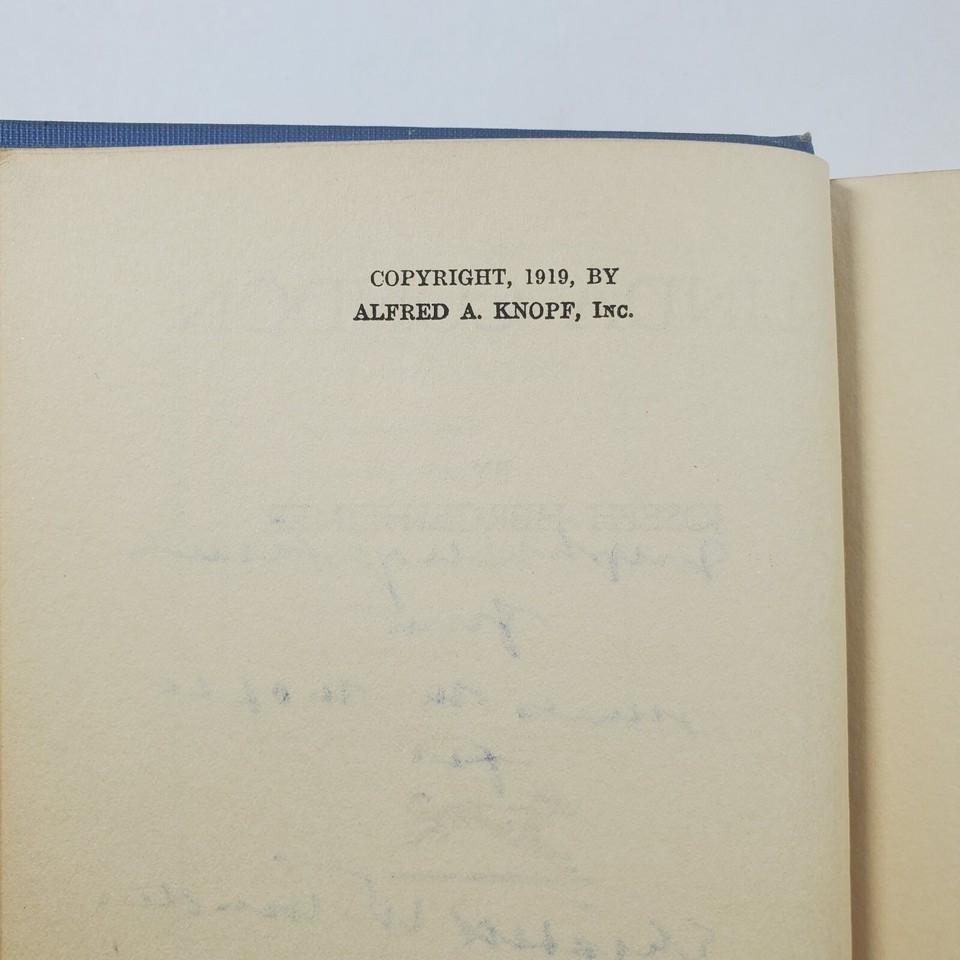 Linda Condon Joseph Hergesheimer Signed First Edition 1919 Hardcover A ...