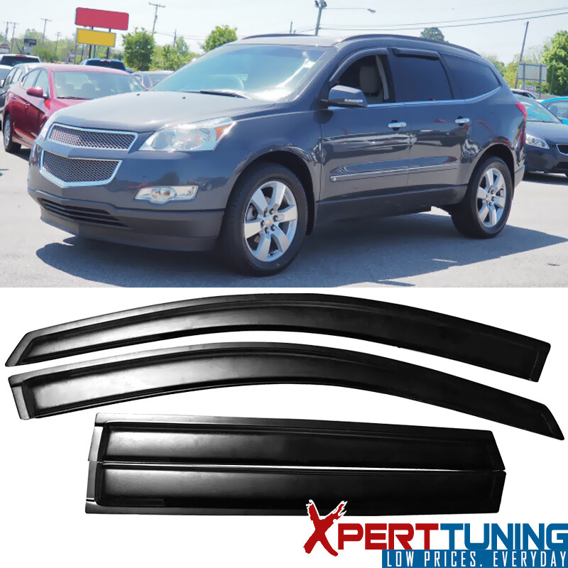 Fits 09-17 Chevrolet Traverse Window Visors Rain Guard Deflector 4PCS ...