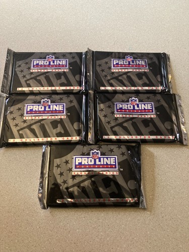 (5) 1991 Proline Portraits Unopened Sealed NFL Football Packs ...