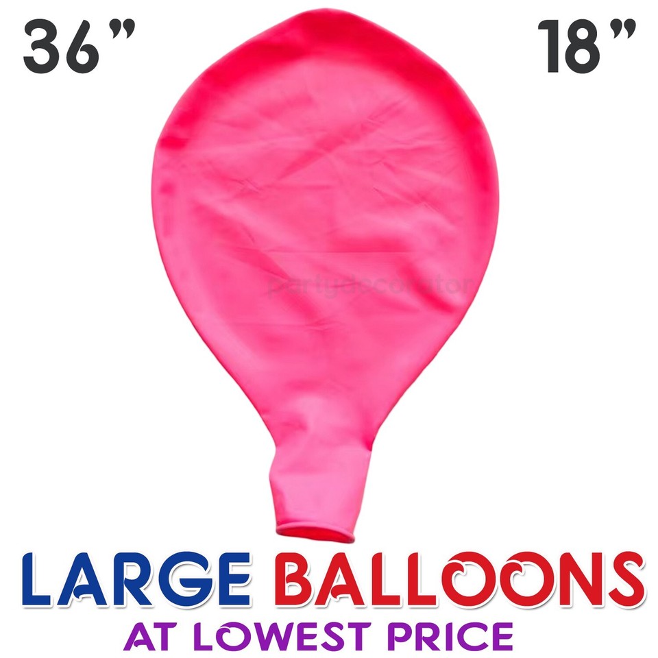 18"/ 36Inch Large Giant Round Latex Big Balloons Wedding Party Balloons ...