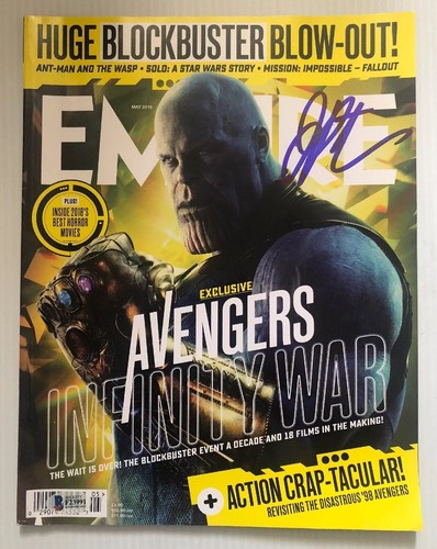 Jim Starlin Signed Autographed Thanos Empire Magazine BECKETT COA | eBay