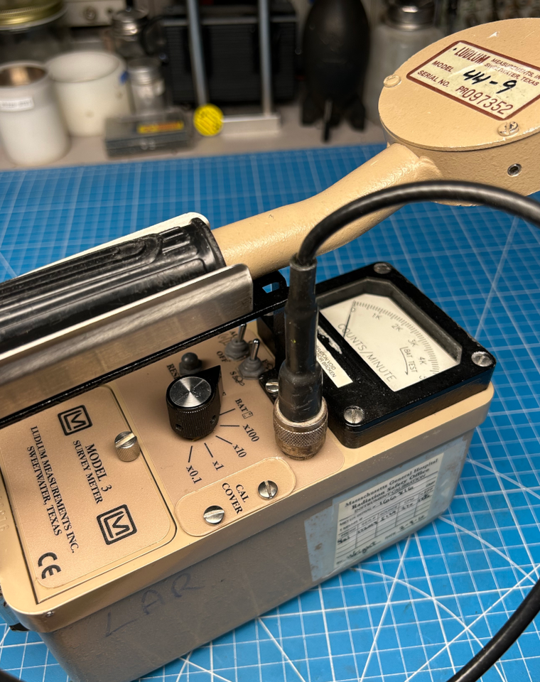 Ludlum Model 3 Survey Meter w/ Ludlum 44-9 Probe Radiation | eBay