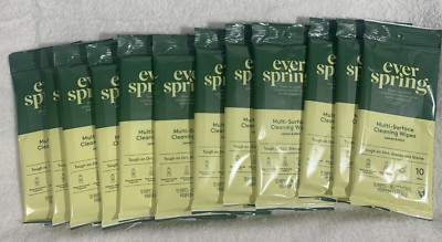 Ever Spring Multi-Surface Cleaning Wipes Lemon & Mint Scent- 10 Wipes ...