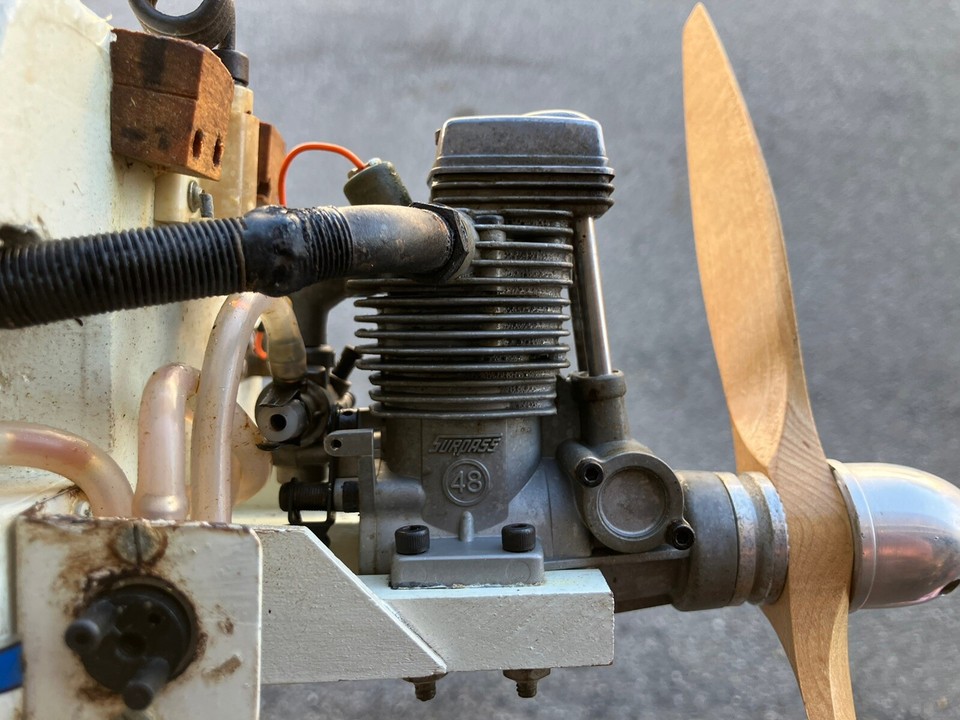 OK Models - Pilot Piper Tomahawk RC Rare Plane With .48 4 Stroke Engine ...