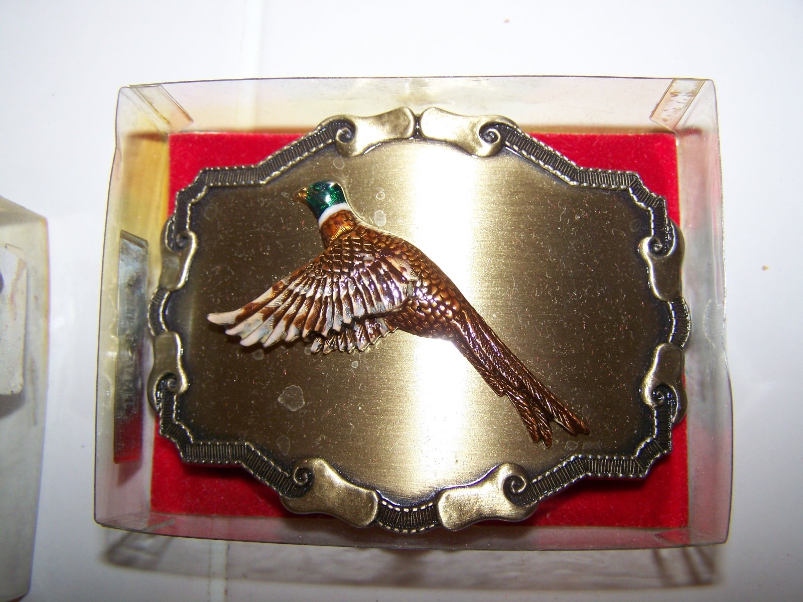 Pheasant Game Bird Raintree 1970's Vintage Belt Buckle | eBay