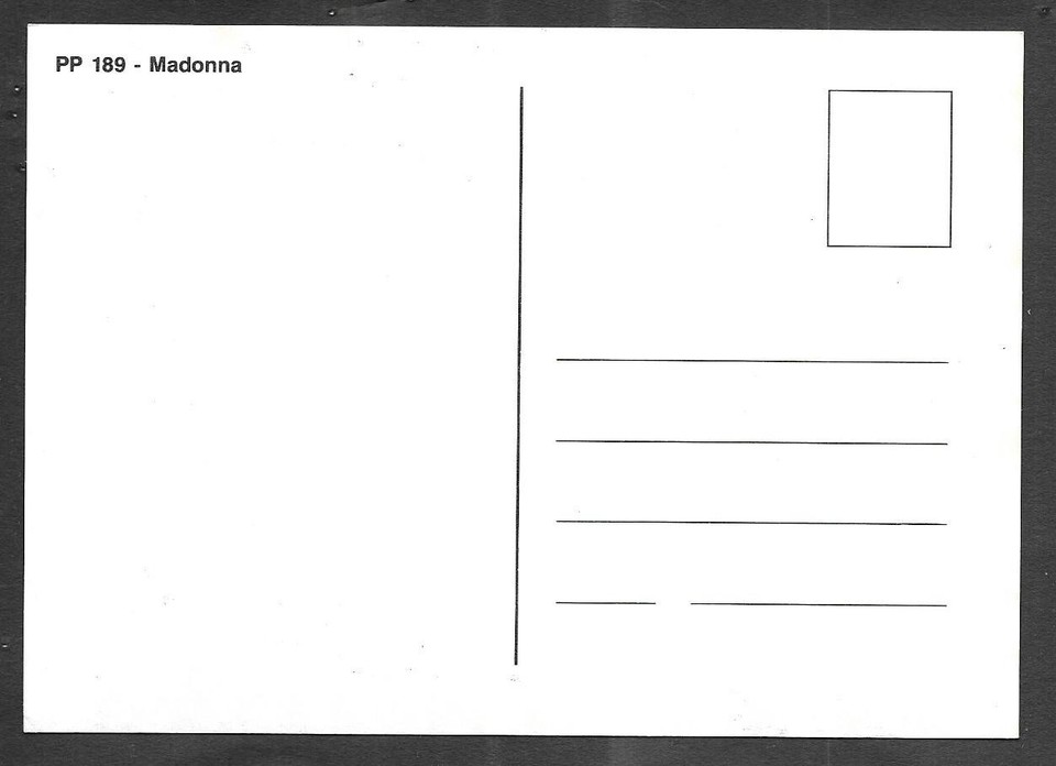 RARE / CARTE POSTALE - MADONNA / POSTCARD POSTKARTE CARTOLINA TARJETA ...