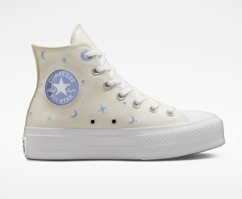 NEW Women's CONVERSE Platform Lift Stars Crystal Energy Celestial Shoes ...