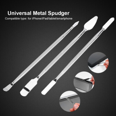 3X Phone Opening Prying Tool Metal Spudger Repair Tool for iPhone ...